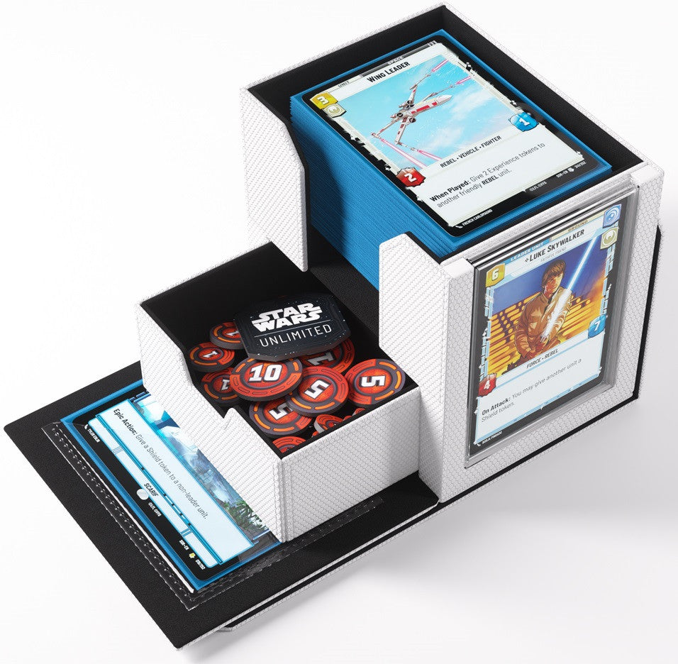 Gamegenic Star Wars Unlimited Deck Pod - White/Black – Games Bandit