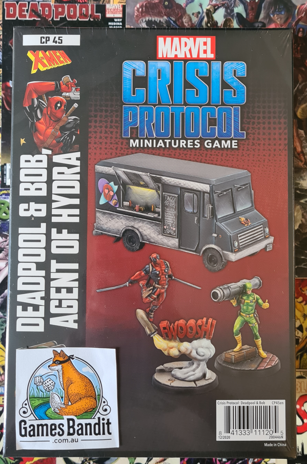 Marvel Crisis Protocol Deadpool & Bob, Agent of Hydra (Taco Truck ...